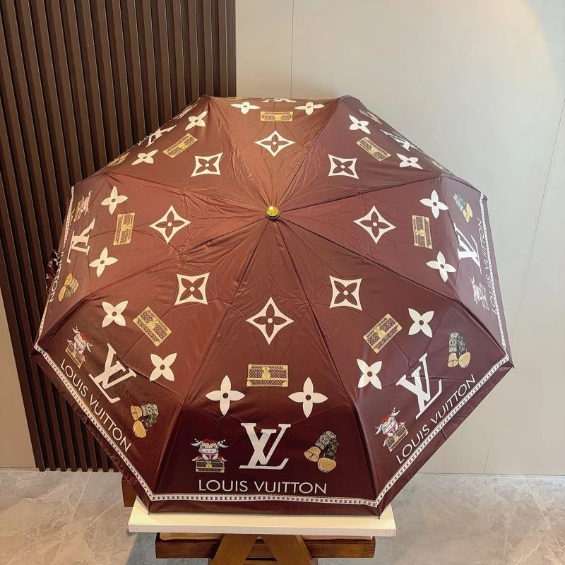 Brand-authenticated Louis Vuitton Umbrella