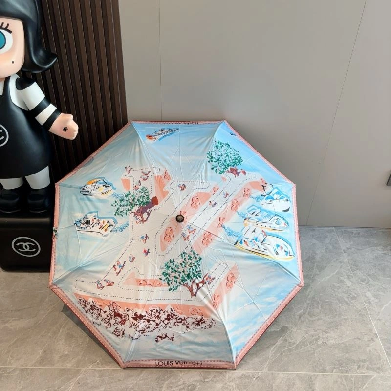 Brand-authenticated Louis Vuitton Umbrella