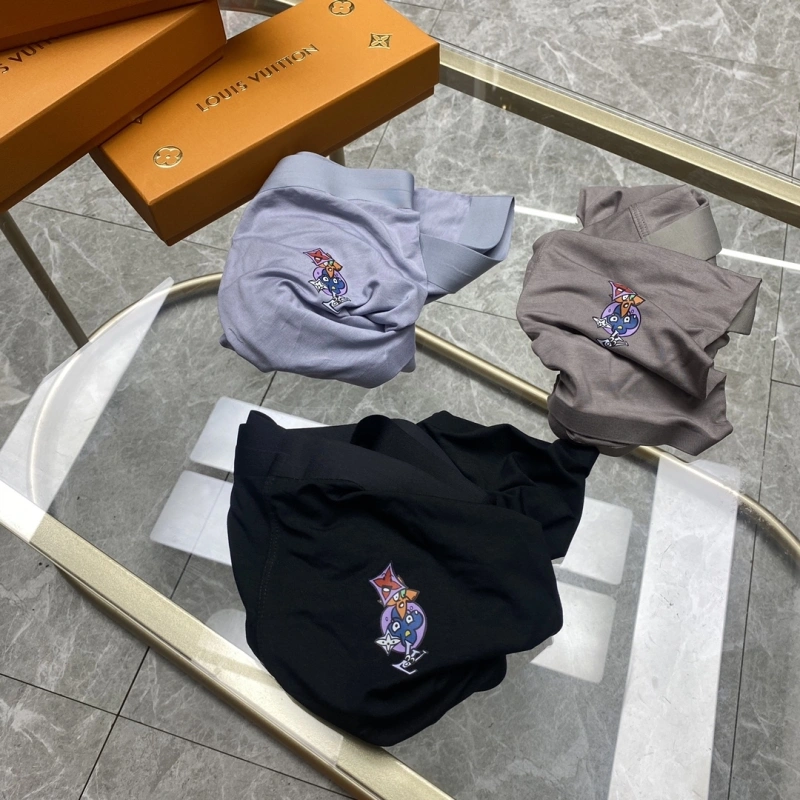 Brand-authenticated Louis Vuitton Underwear
