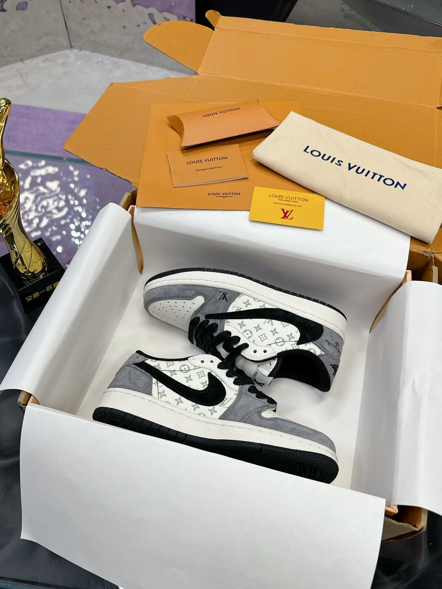 Louis Vuitton x Nike Shoes