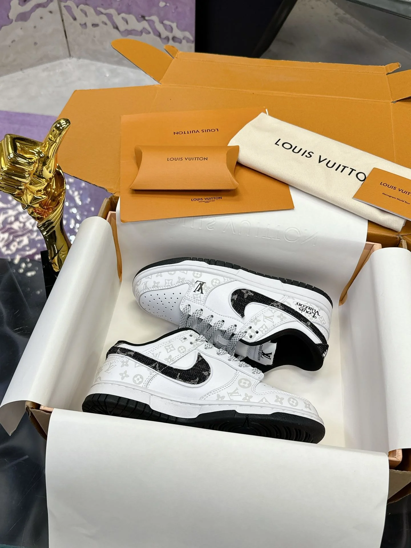 Louis Vuitton x Nike Shoes