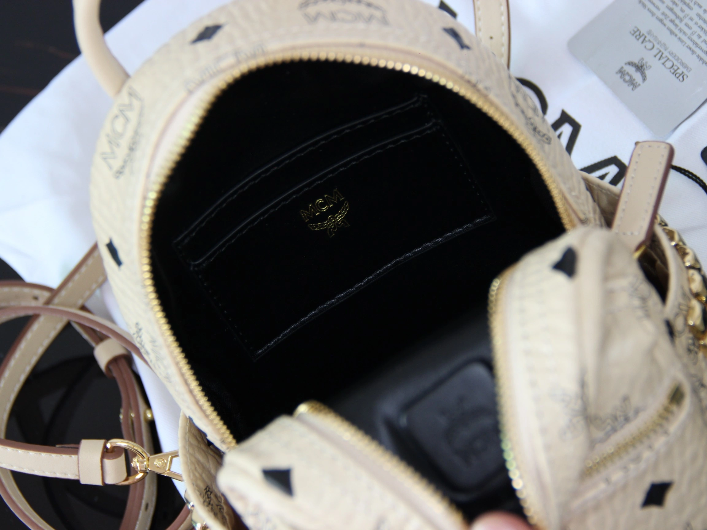 Brand-authenticated MCM Backpacks
