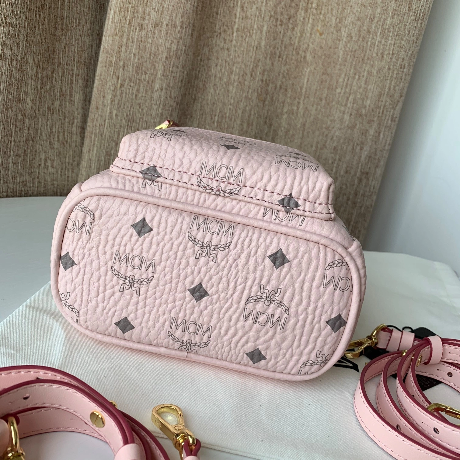 Indistinguishable MCM Backpacks