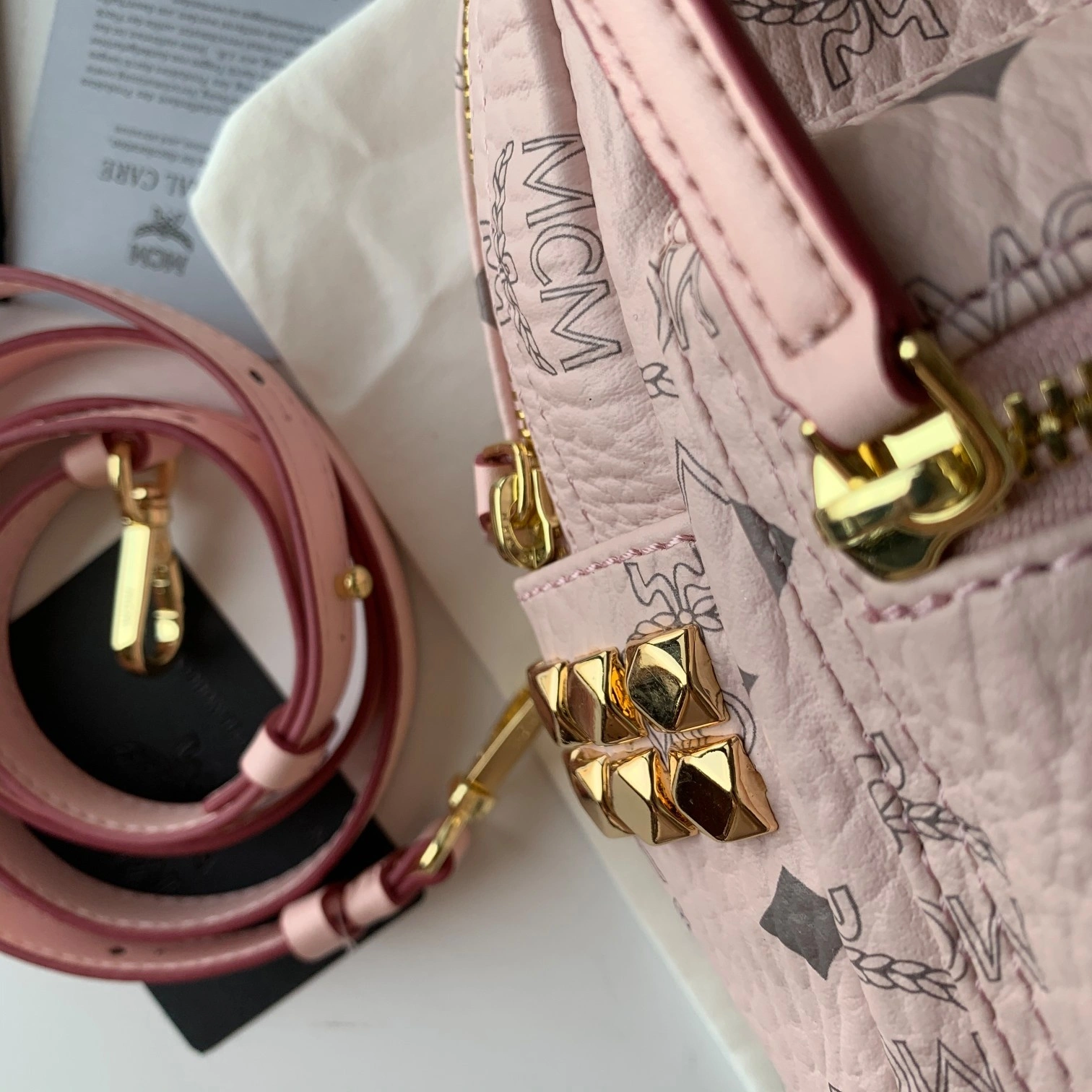 Indistinguishable MCM Backpacks