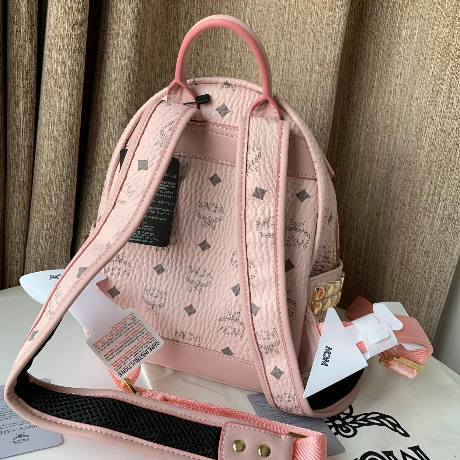 Top mirror MCM Backpacks