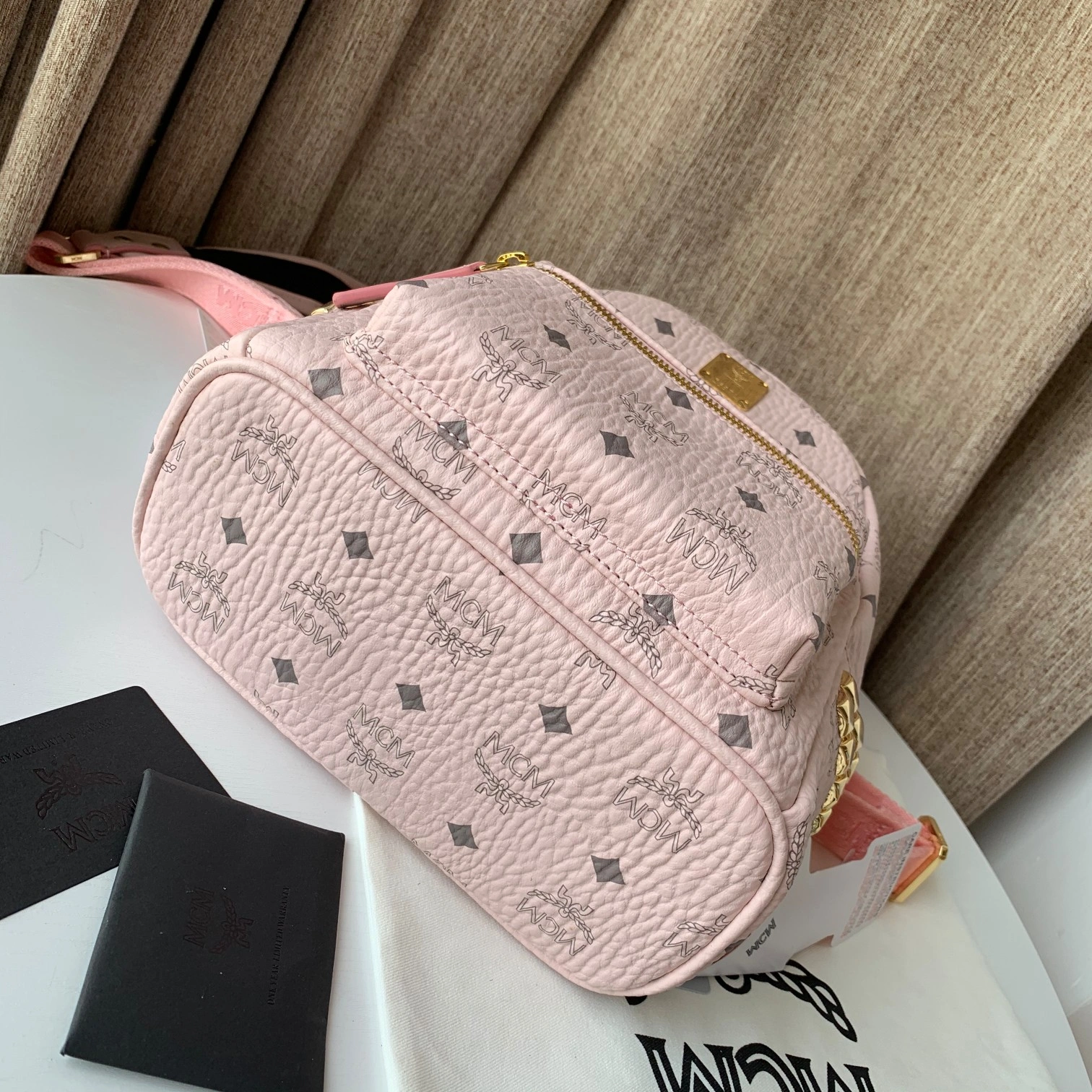 Top mirror MCM Backpacks
