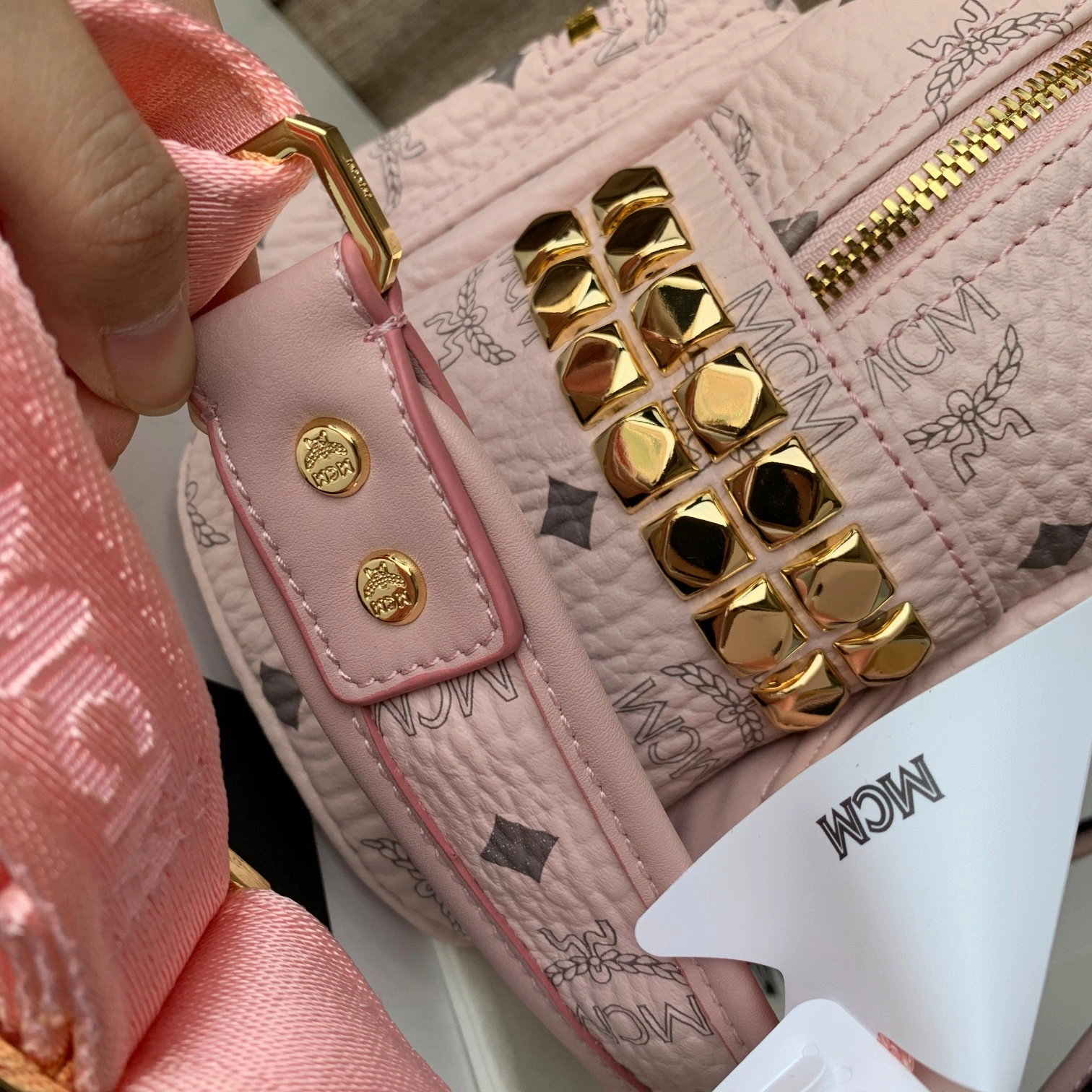 Top mirror MCM Backpacks
