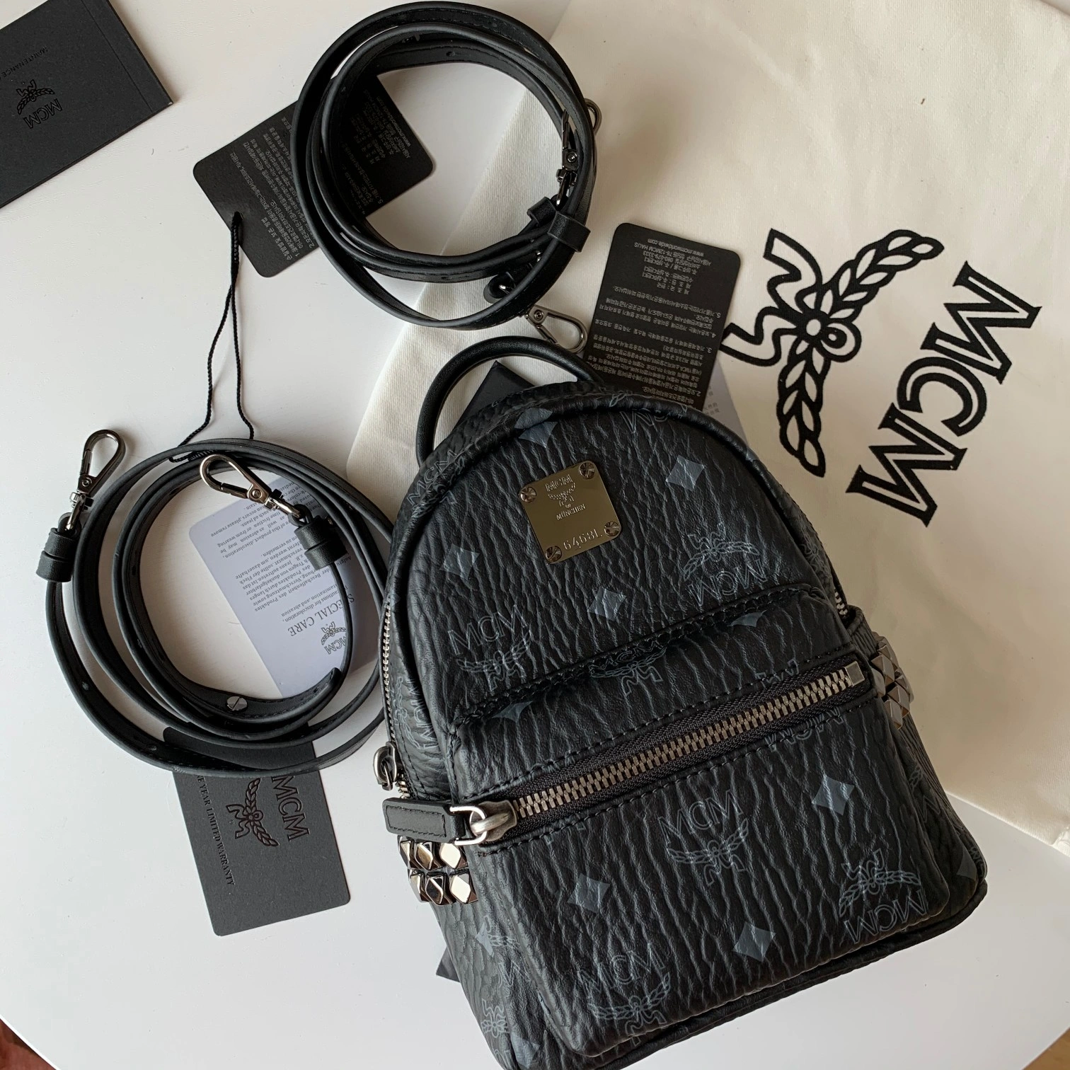 Brand-authenticated MCM Backpacks