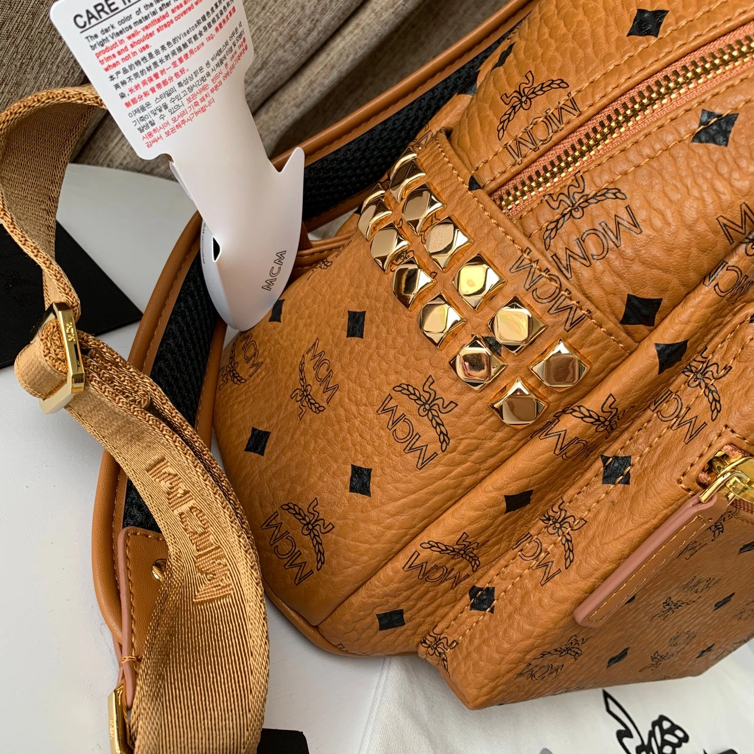 Mirror quality MCM Backpacks