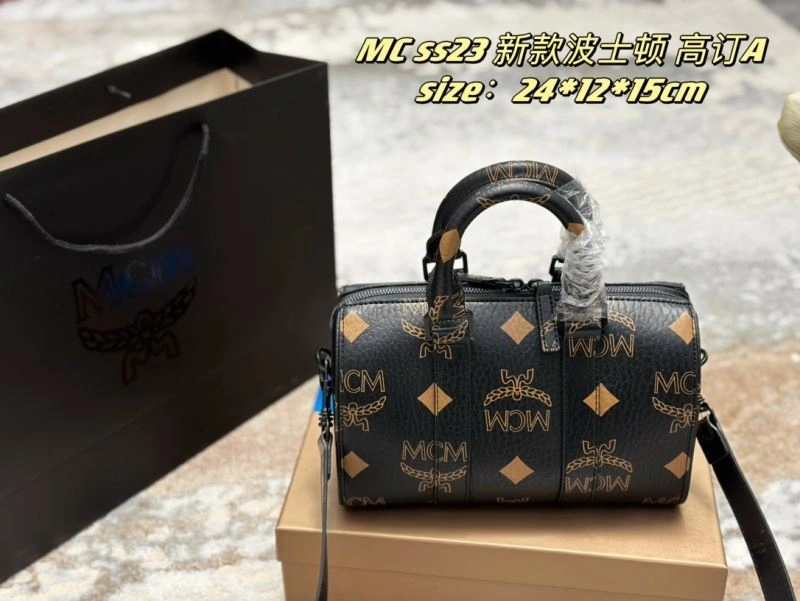Value-priced MCM Boston Bags