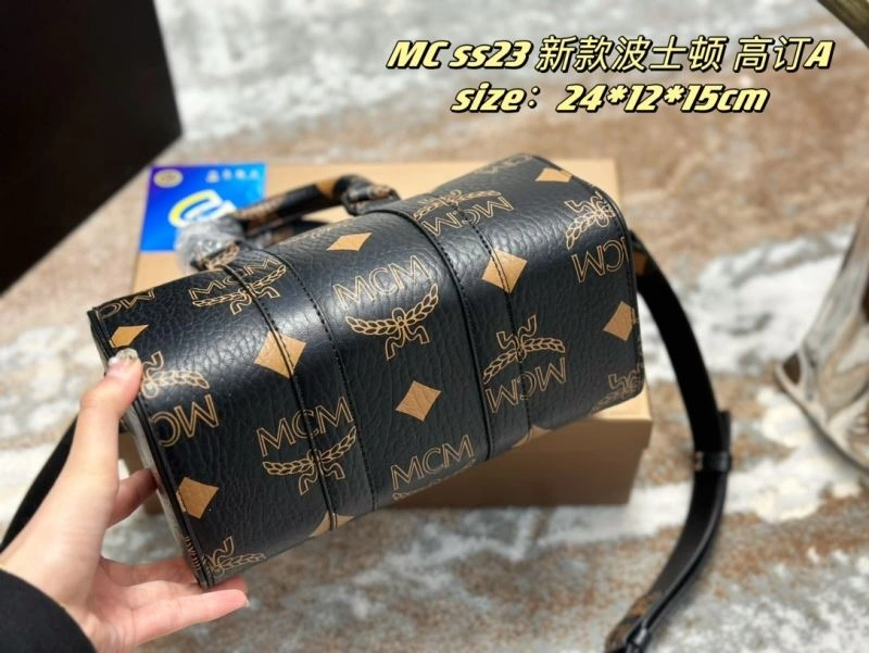 Value-priced MCM Boston Bags