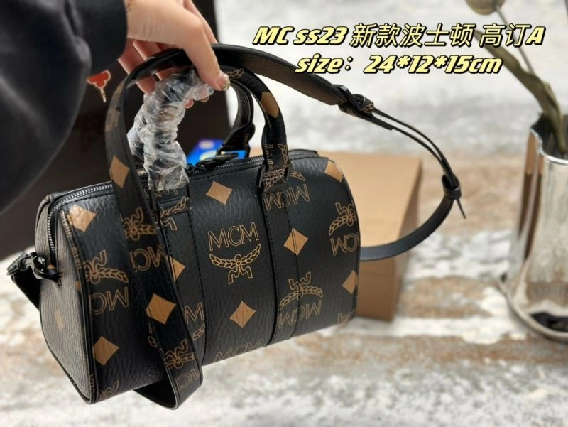 Value-priced MCM Boston Bags