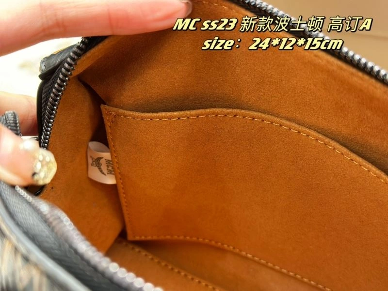 Value-priced MCM Boston Bags