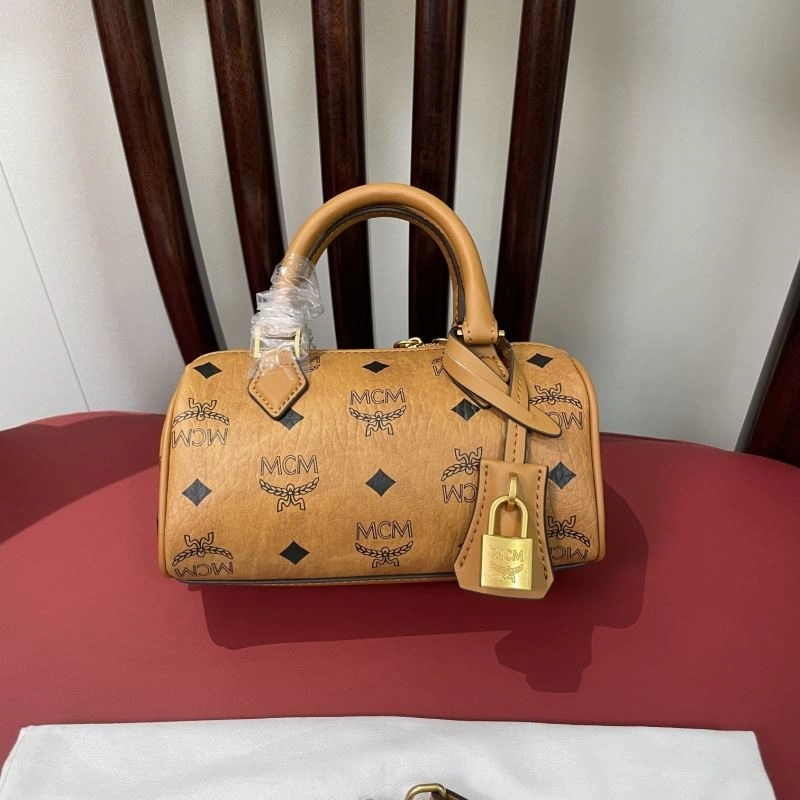 Value-priced MCM Boston Bags
