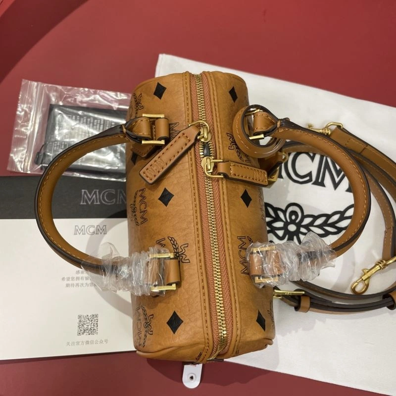 Value-priced MCM Boston Bags