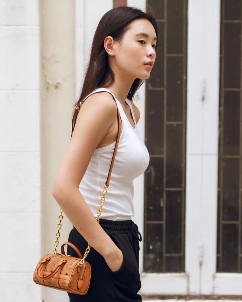 Top mirror MCM Boston Bags