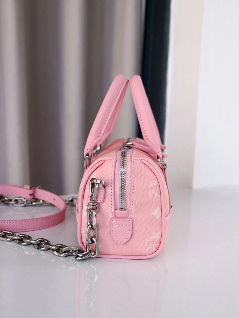 Indistinguishable MCM Boston Bags
