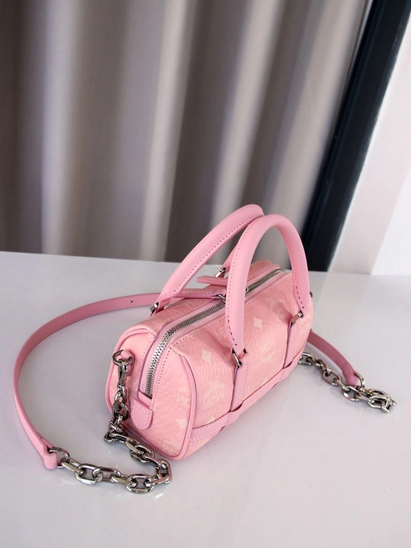 Indistinguishable MCM Boston Bags