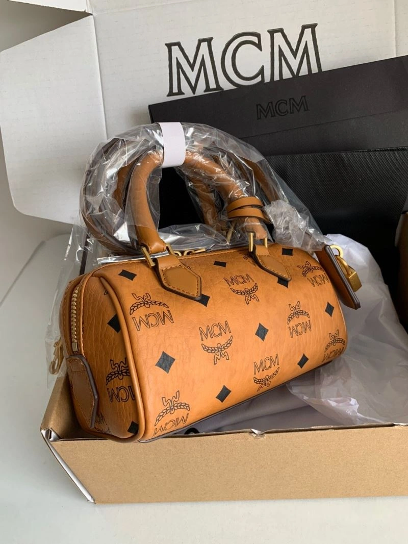 High fidelity MCM Boston Bags