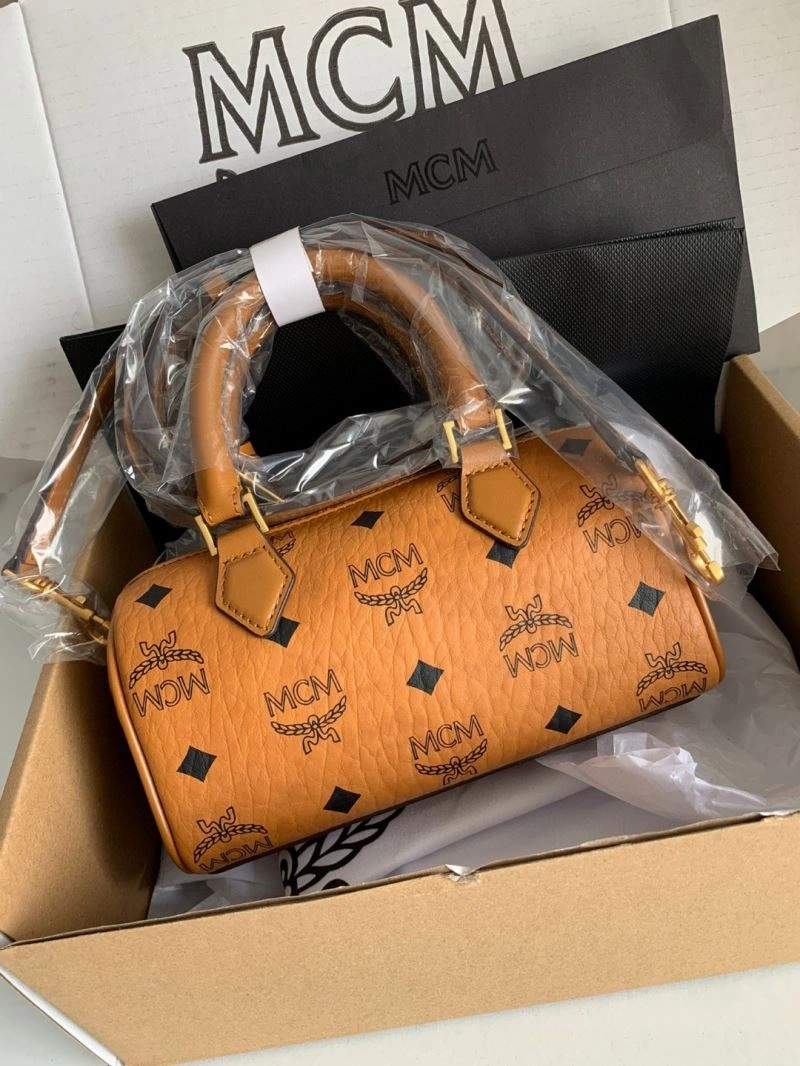 High fidelity MCM Boston Bags