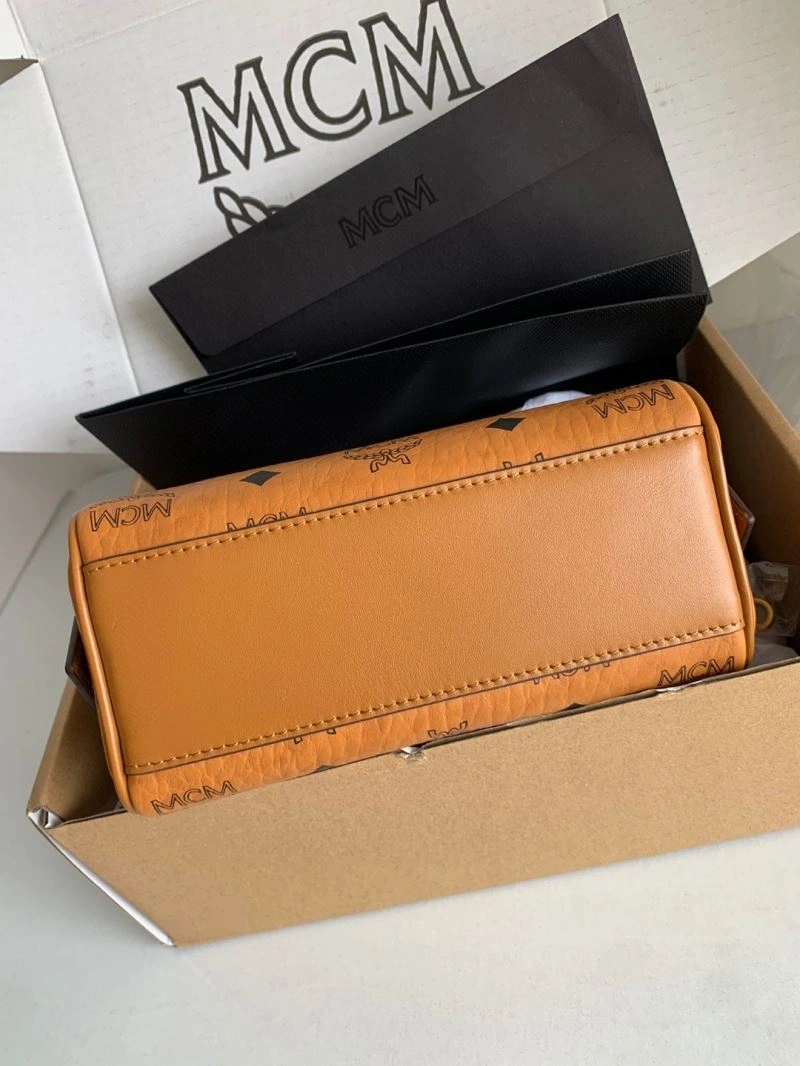 High fidelity MCM Boston Bags