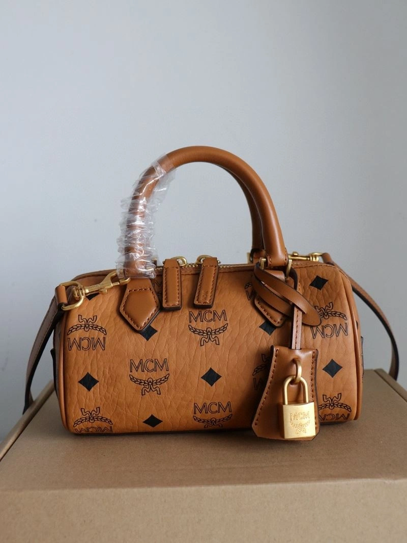 High fidelity MCM Boston Bags