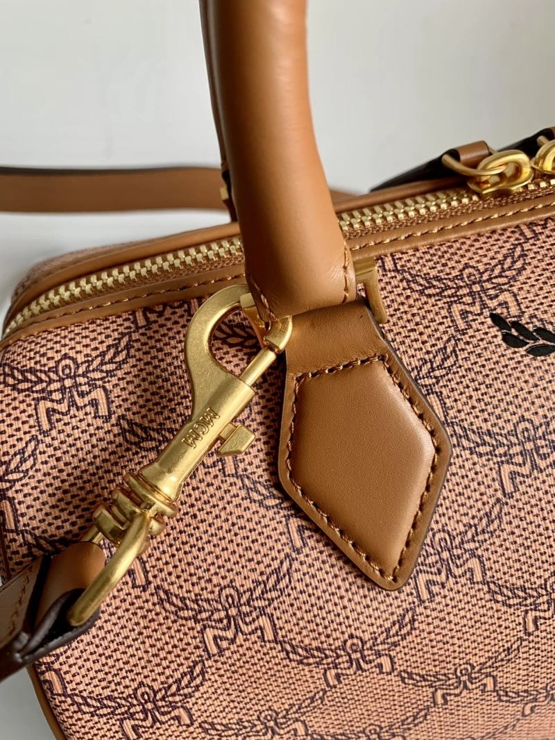 Value-priced MCM Boston Bags
