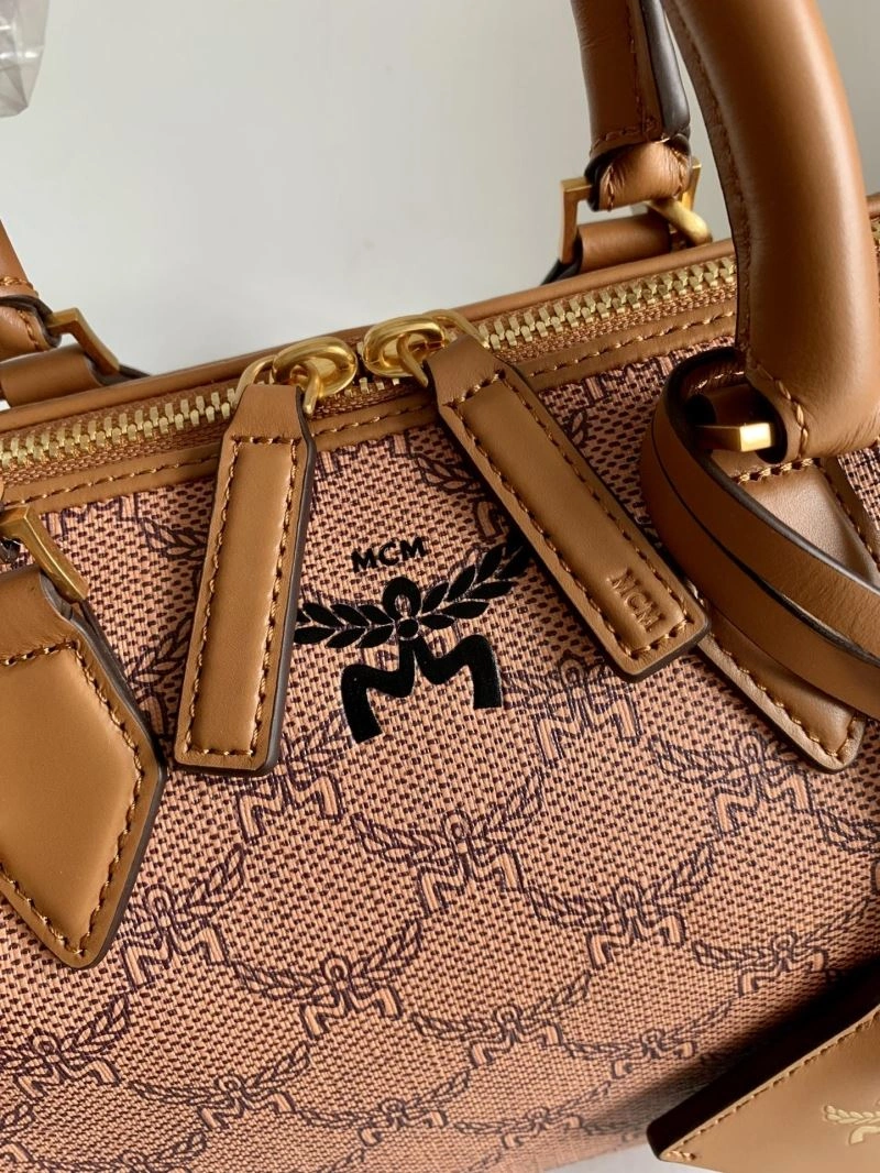 Value-priced MCM Boston Bags