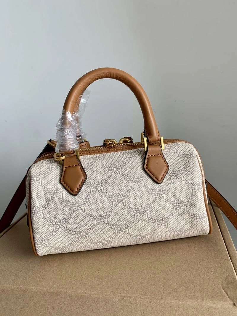 Brand-authenticated MCM Boston Bags