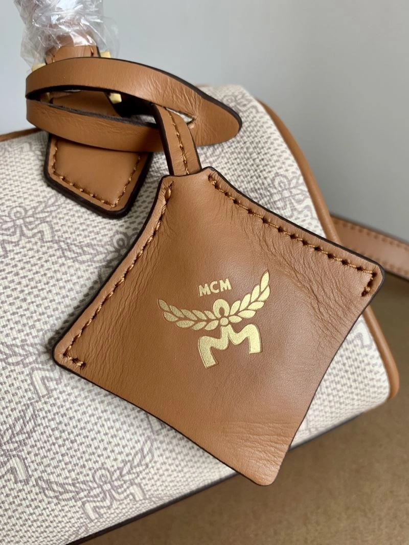 Brand-authenticated MCM Boston Bags