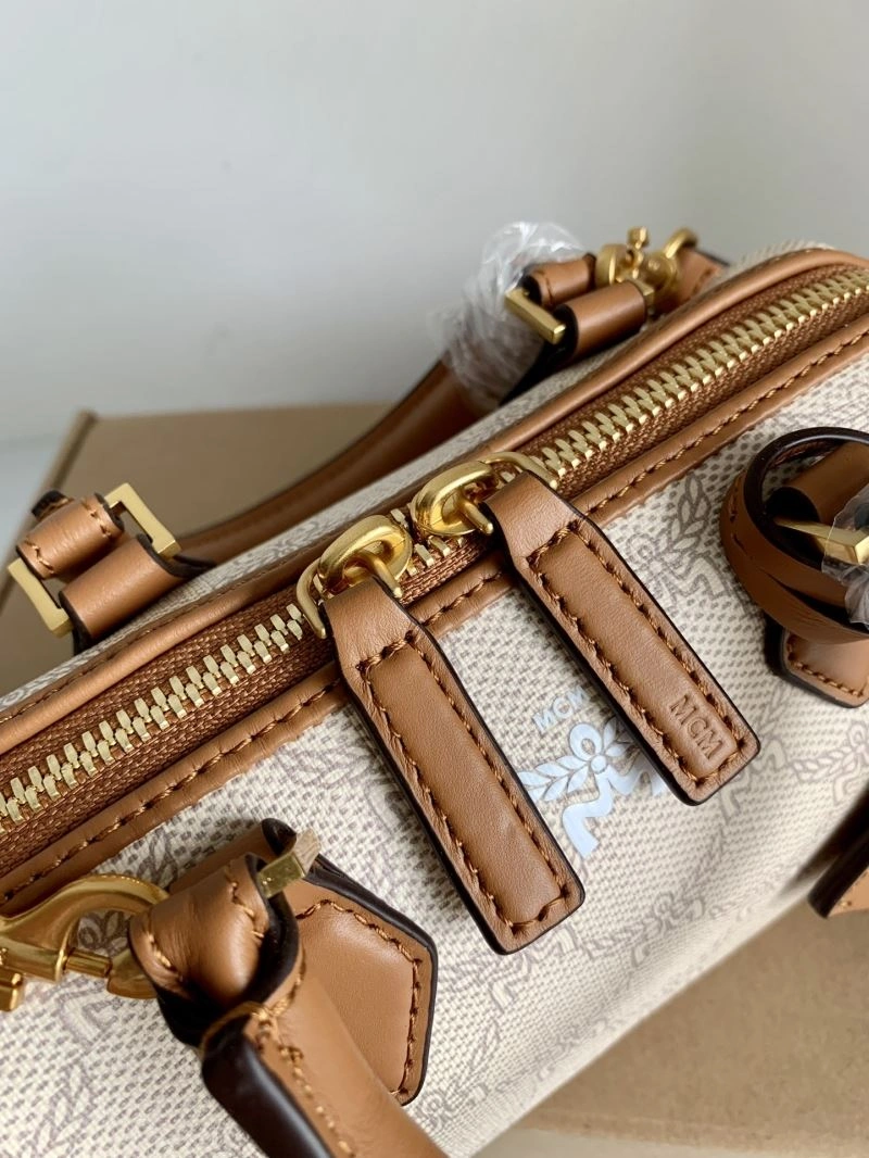 Brand-authenticated MCM Boston Bags