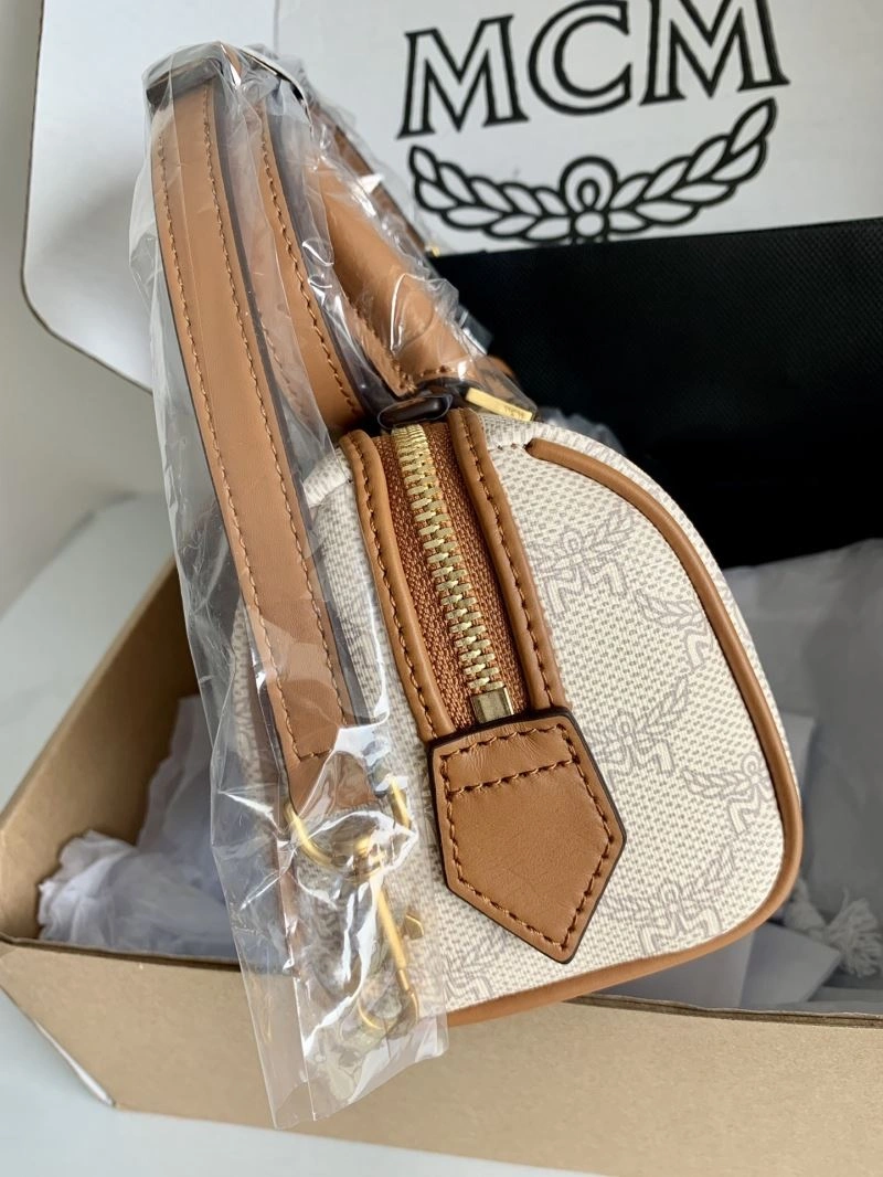 Brand-authenticated MCM Boston Bags