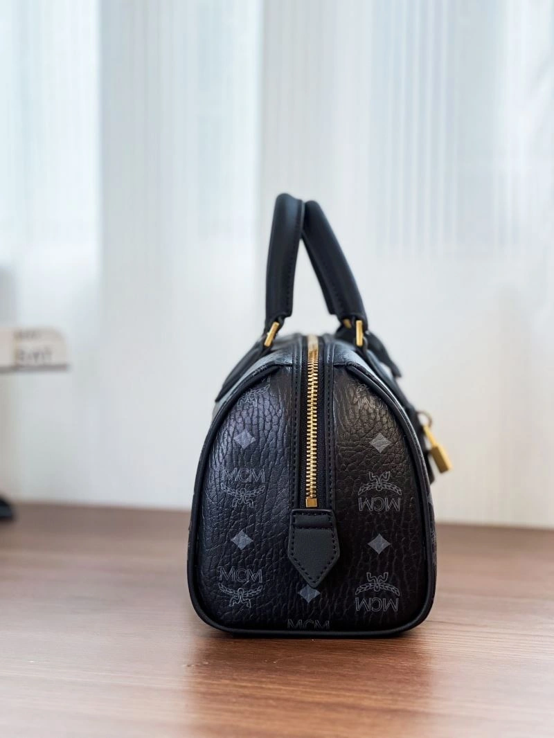 Indistinguishable MCM Boston Bags