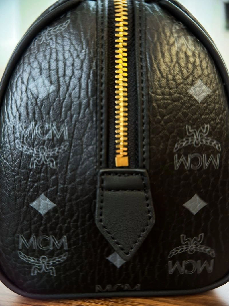 Indistinguishable MCM Boston Bags