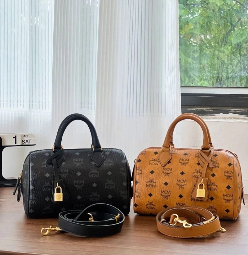 Value-priced MCM Boston Bags