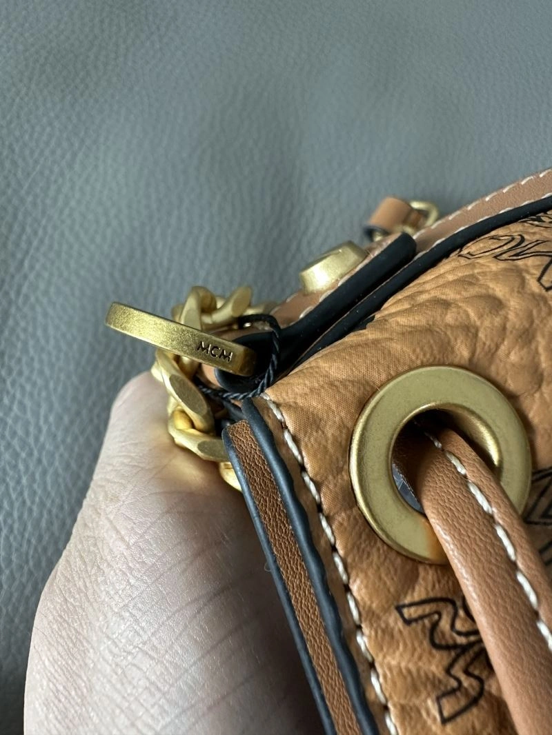 Top mirror MCM Bucket Bags