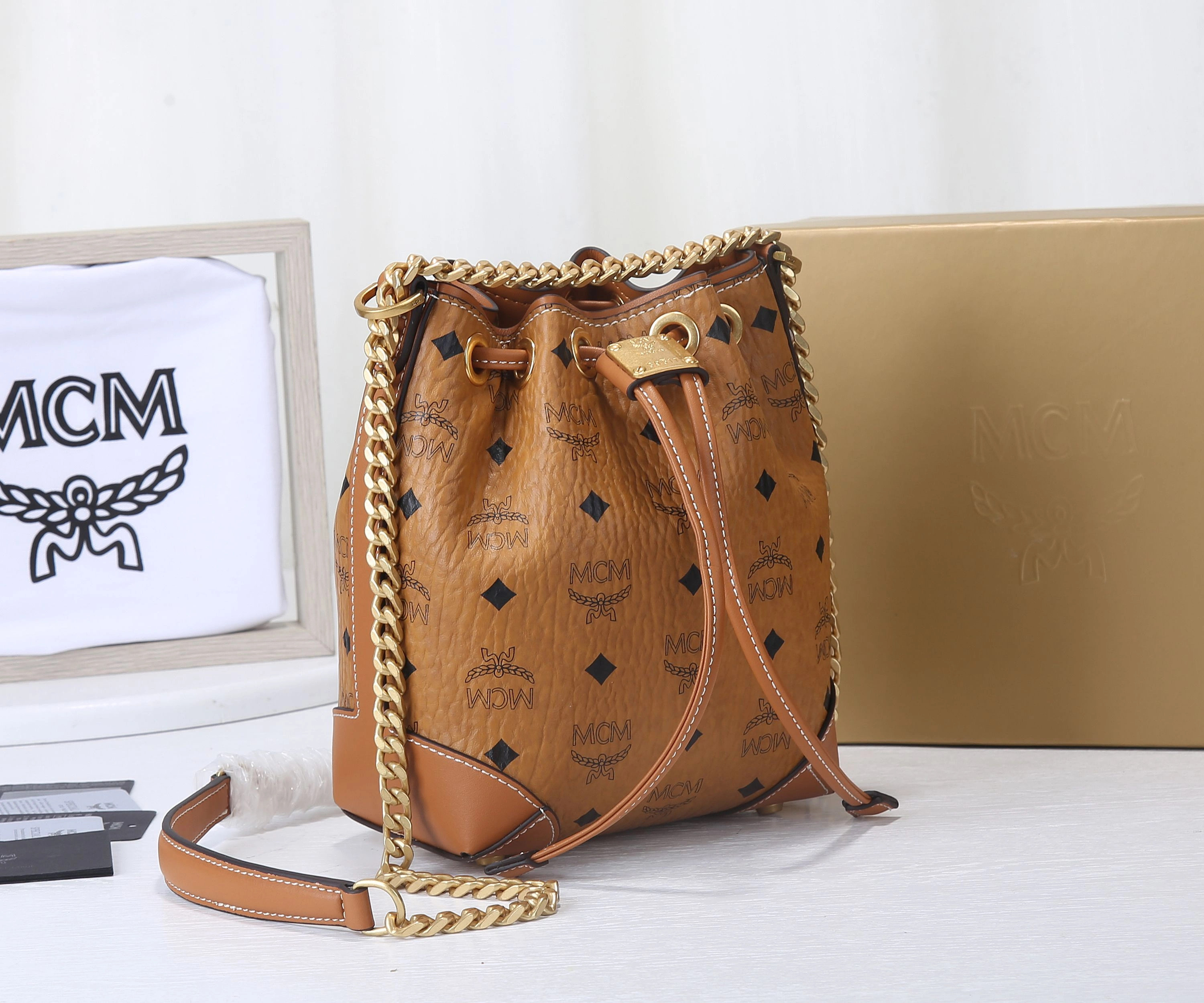Official MCM Bucket Bags