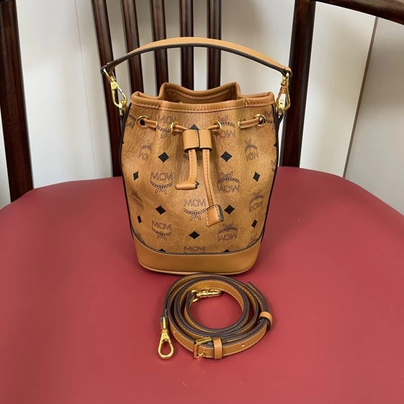 Brand-authenticated MCM Bucket Bags
