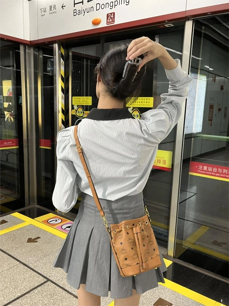 Top match MCM Bucket Bags