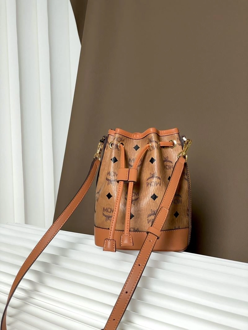 Real MCM Bucket Bags