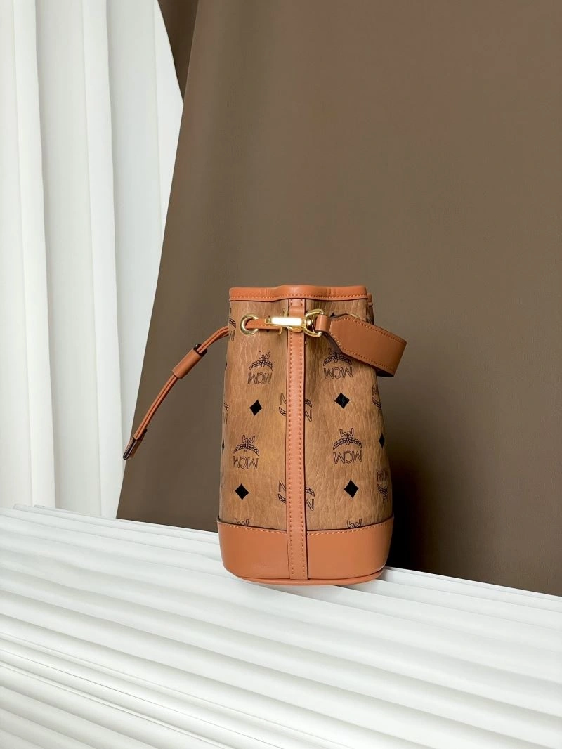 Real MCM Bucket Bags