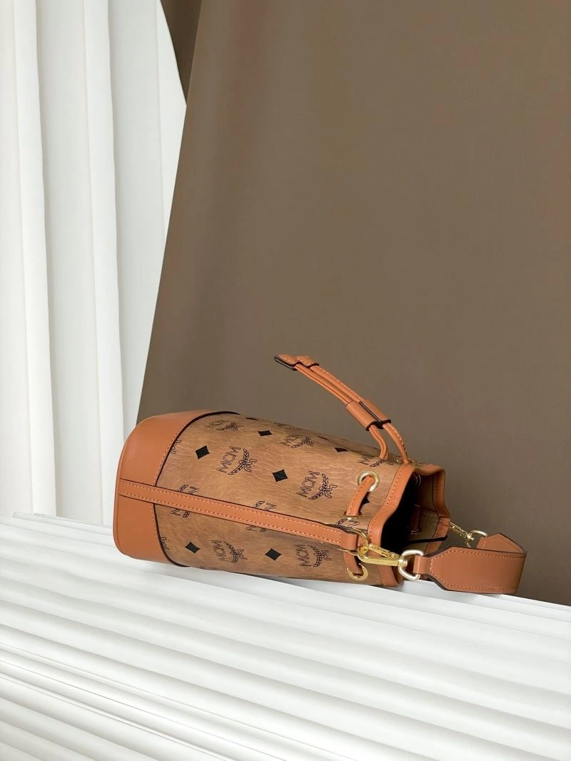 Real MCM Bucket Bags