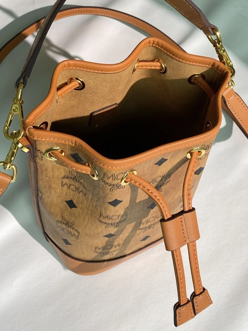 Real MCM Bucket Bags