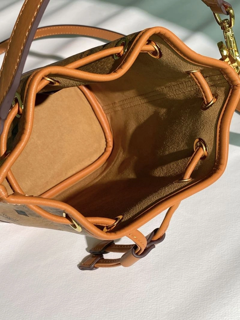 Real MCM Bucket Bags
