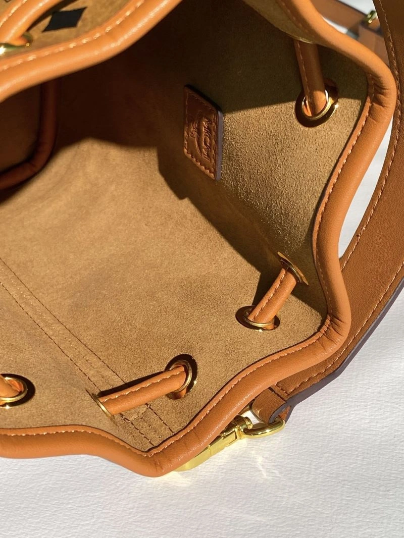 Real MCM Bucket Bags