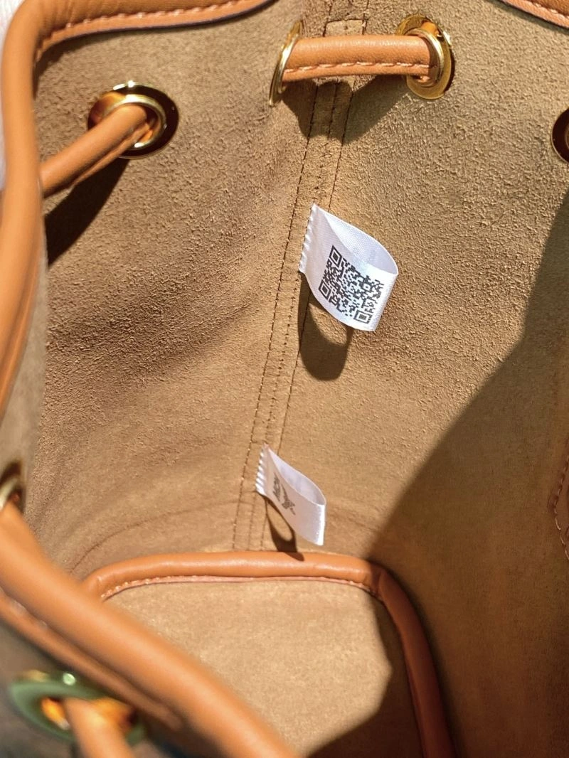 Real MCM Bucket Bags