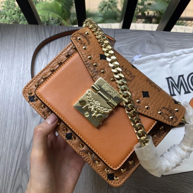 Real MCM Satchel Bags