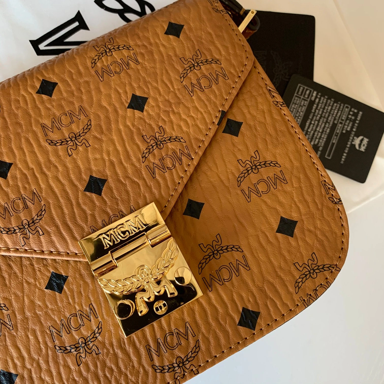 Exact replica MCM Satchel Bags
