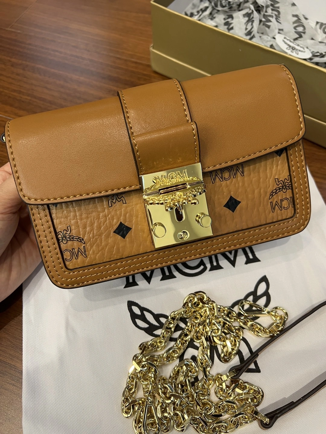 Perfect replica MCM Satchel Bags