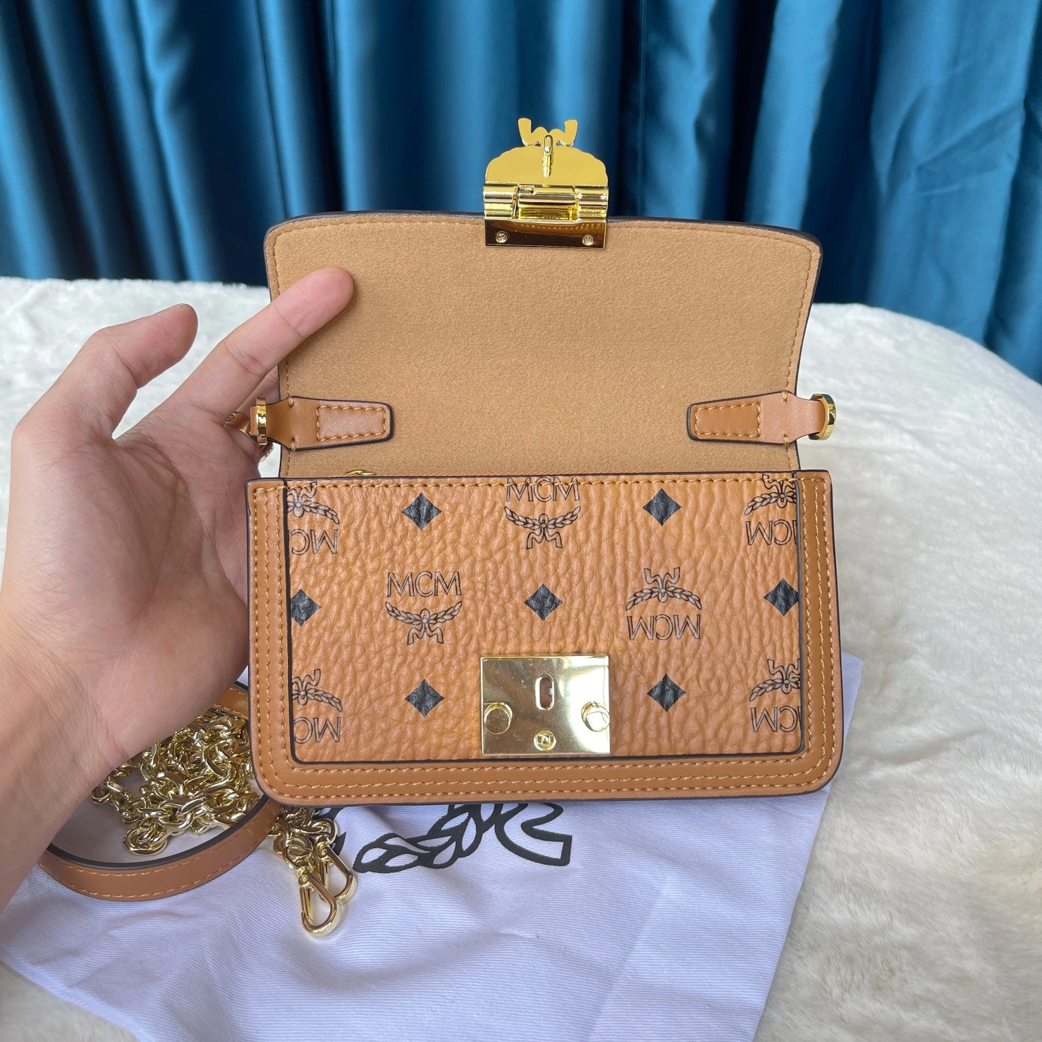 Brand-authenticated MCM Satchel Bags